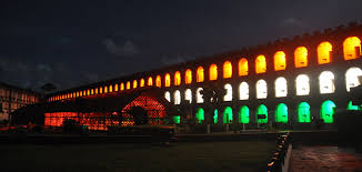 light and sound show at cellular jail